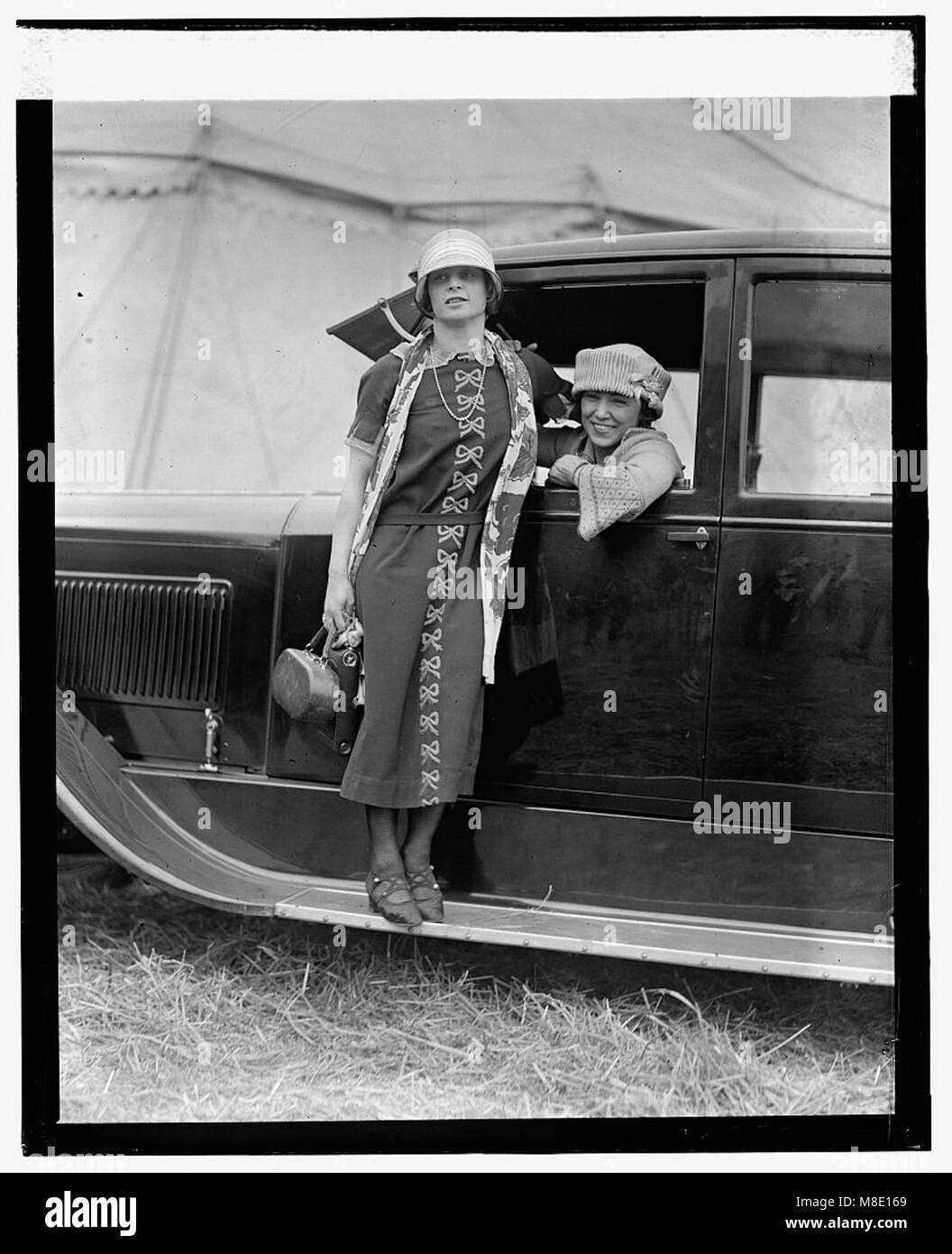 May Wirth and Lillian Leitzel, renowned circus performers, are captured ...