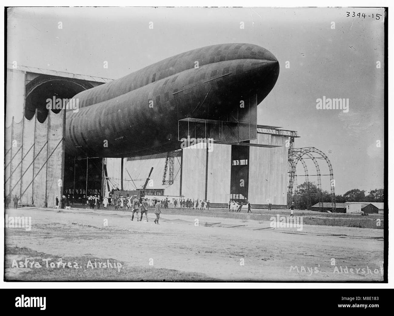 The Astra Torres airship, an early 20th-century dirigible, symbolizing ...