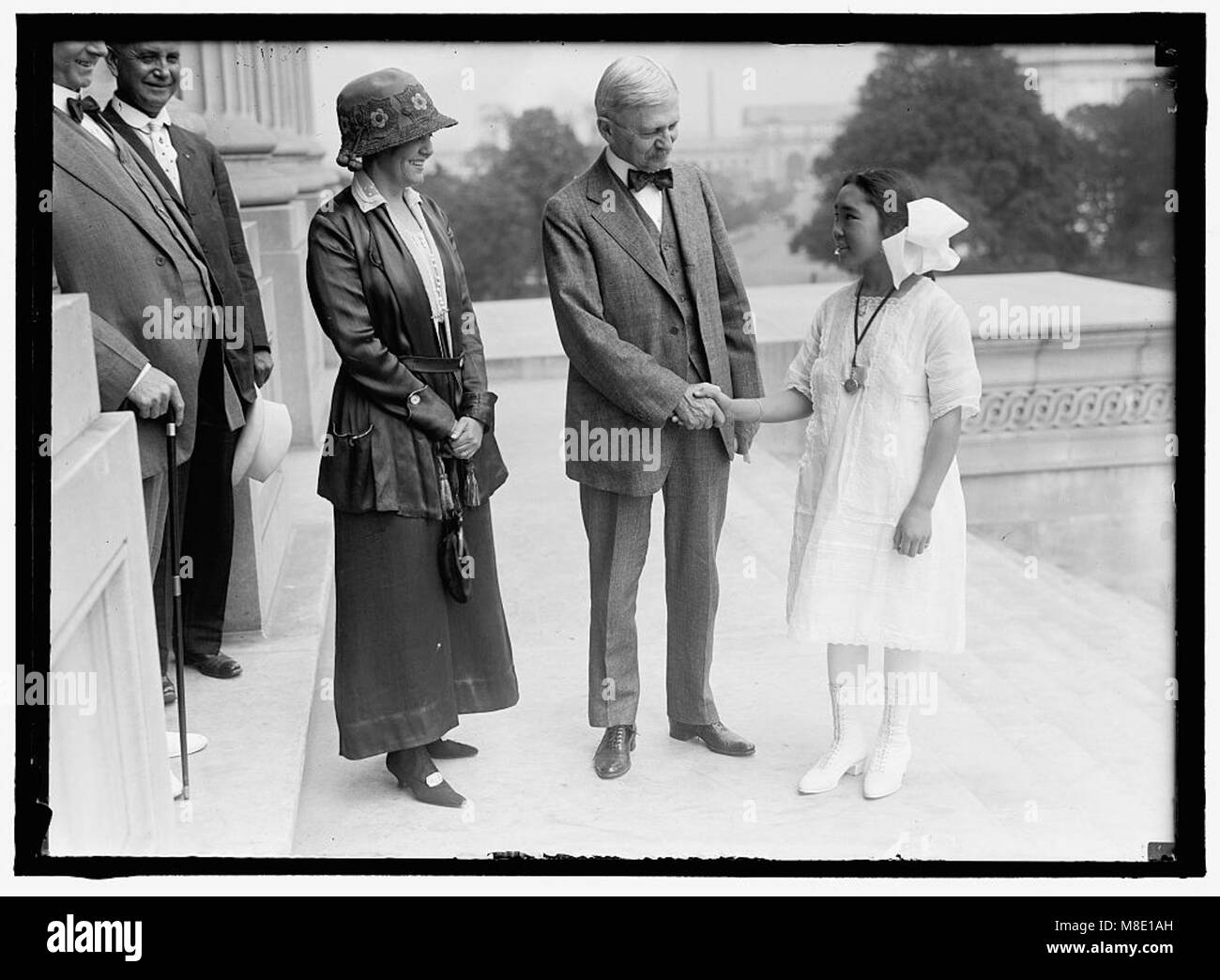 Miss Mabel Miller of Nome, Alaska, is shown at the U.S. Capitol with ...