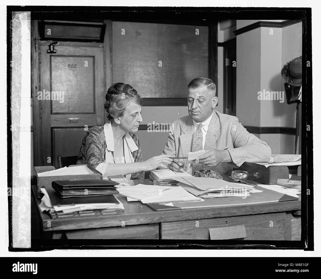 This photograph features Mrs. Blair Banister and J. McClintoc from the ...