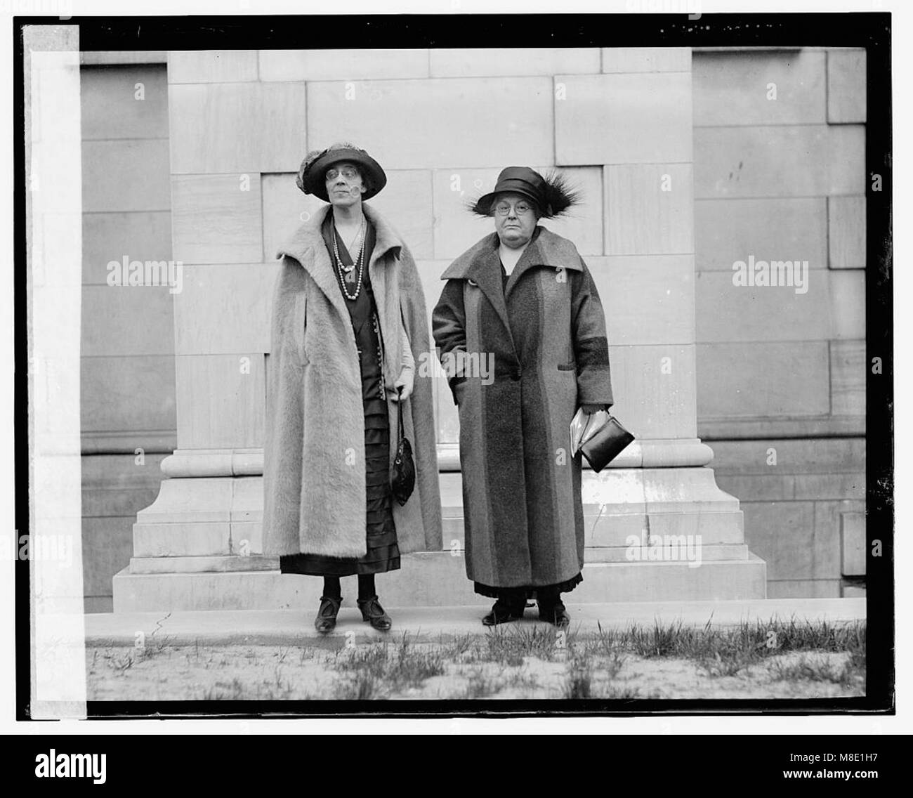 A formal photograph of Mrs. Chas. White Nash and Mrs. Walter A ...