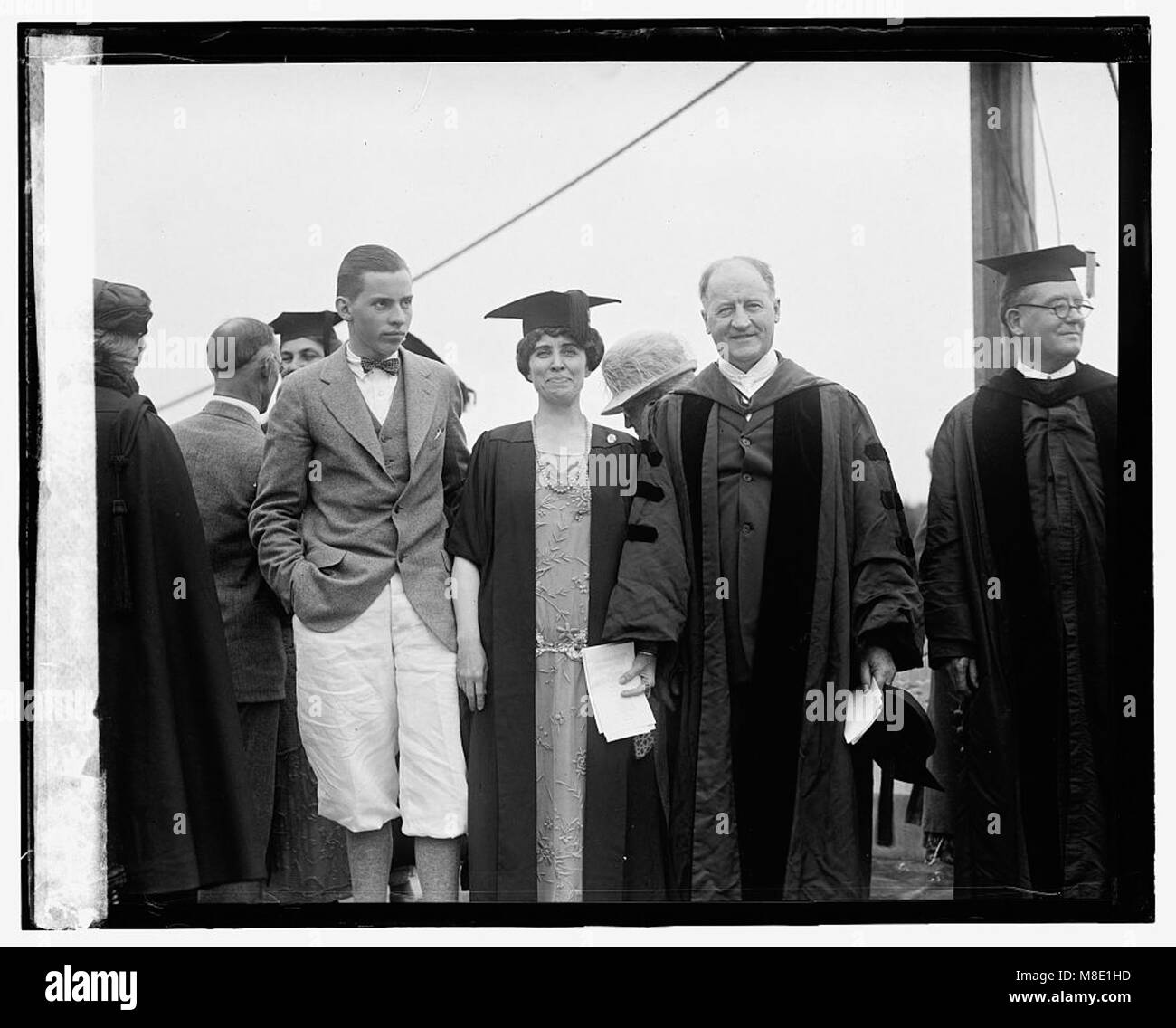 A photograph of Mrs. Coolidge at Mercersburg, Pennsylvania, in March ...