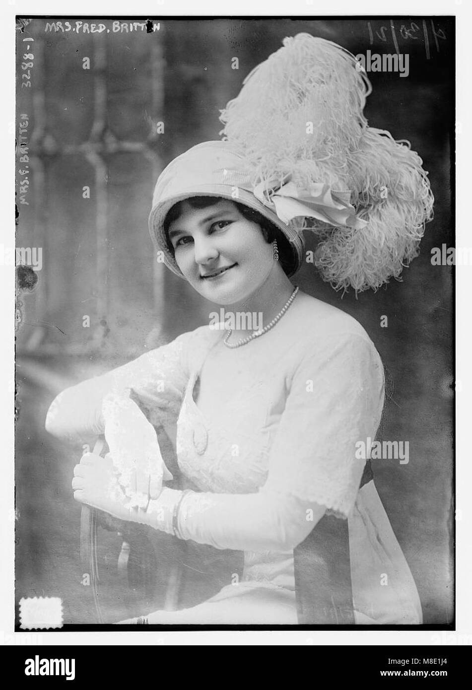 Mrs. Fred Britten, captured in this portrait, represents a personal and ...