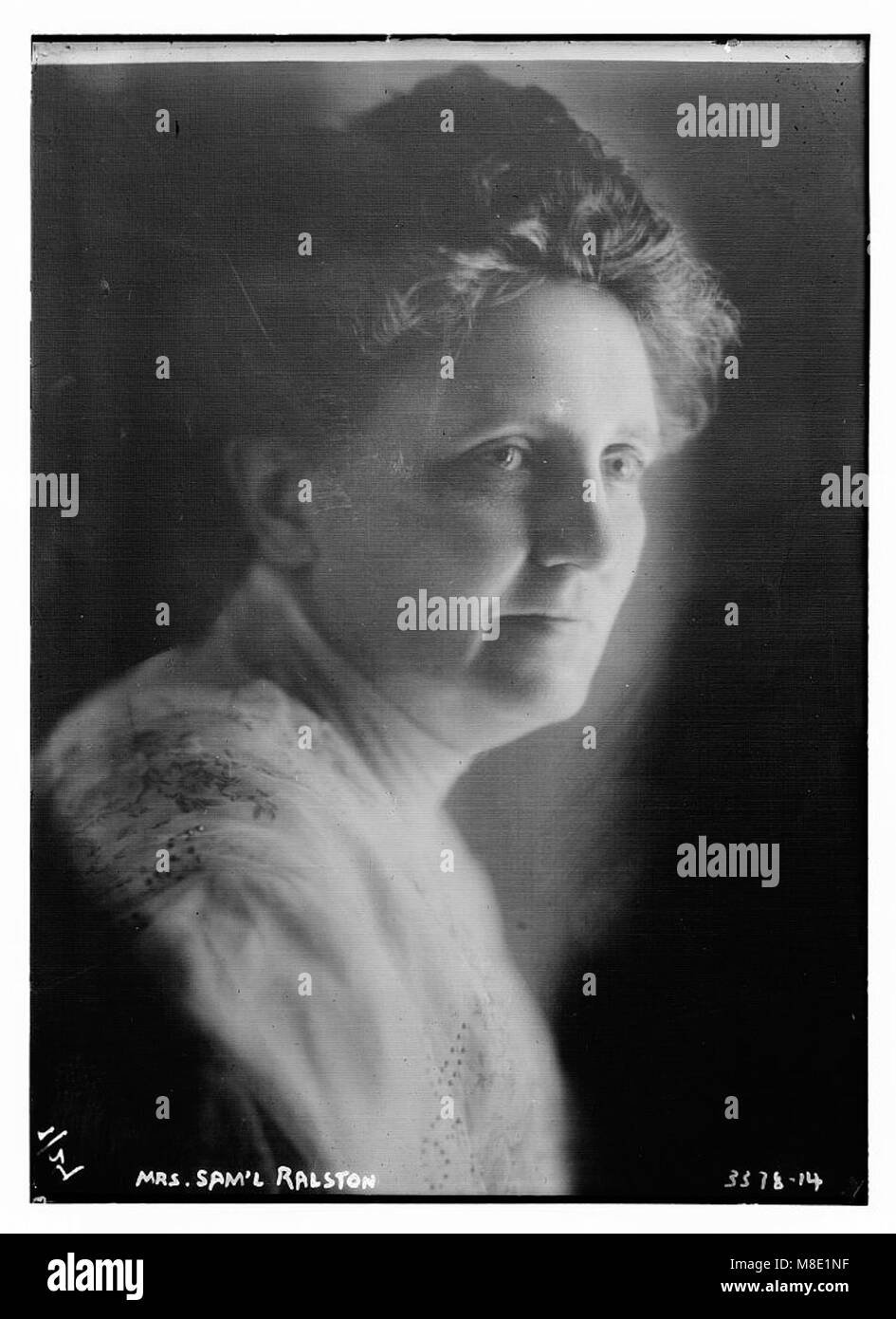 A portrait of Mrs. Sam'l Ralston, capturing her elegant and dignified ...