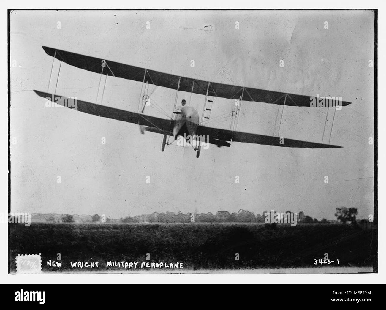 The New Wright Military Aeroplane, an early model designed by the ...