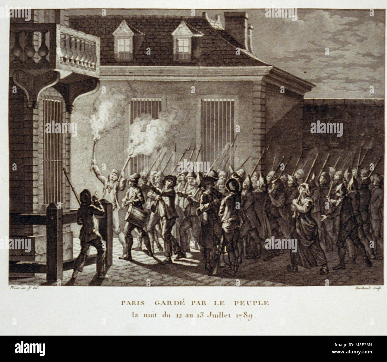 Paris revolution engraving hi-res stock photography and images - Alamy