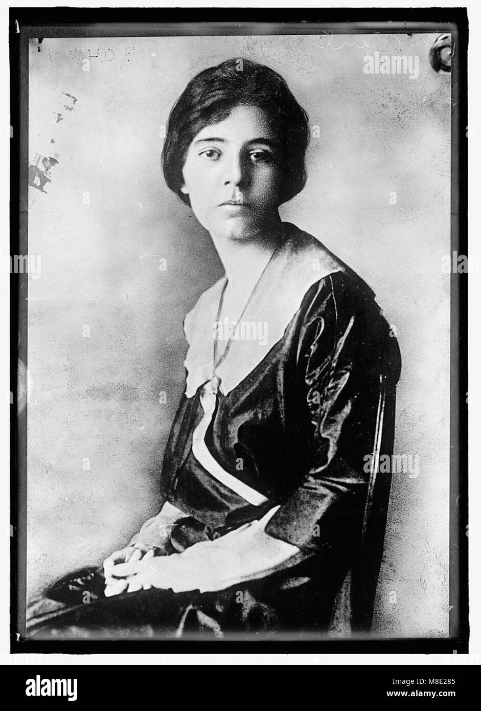 This image is a portrait of Alice Paul, a prominent women's suffrage ...