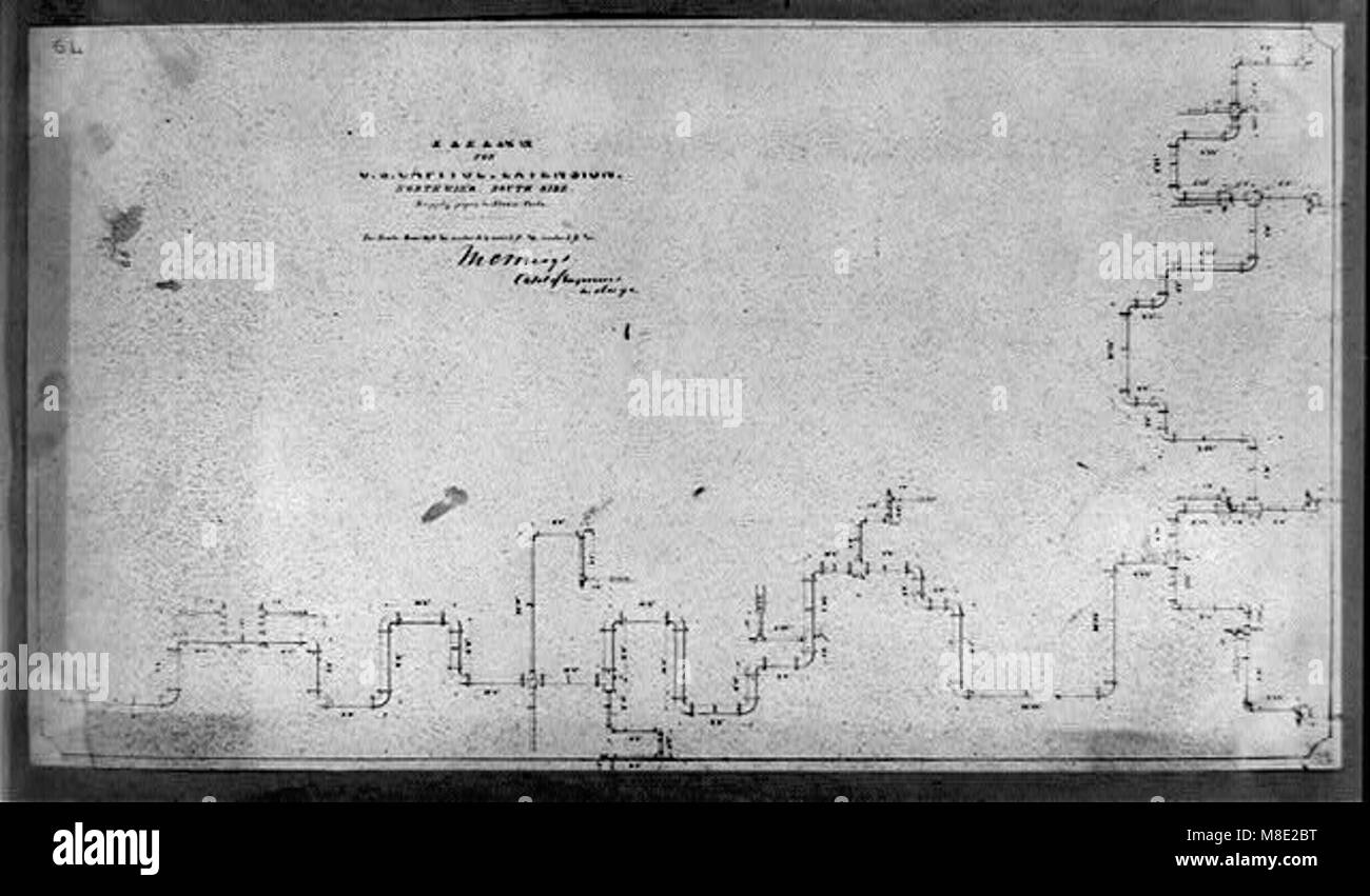 This image shows the construction process of the U.S. Capitol extension ...