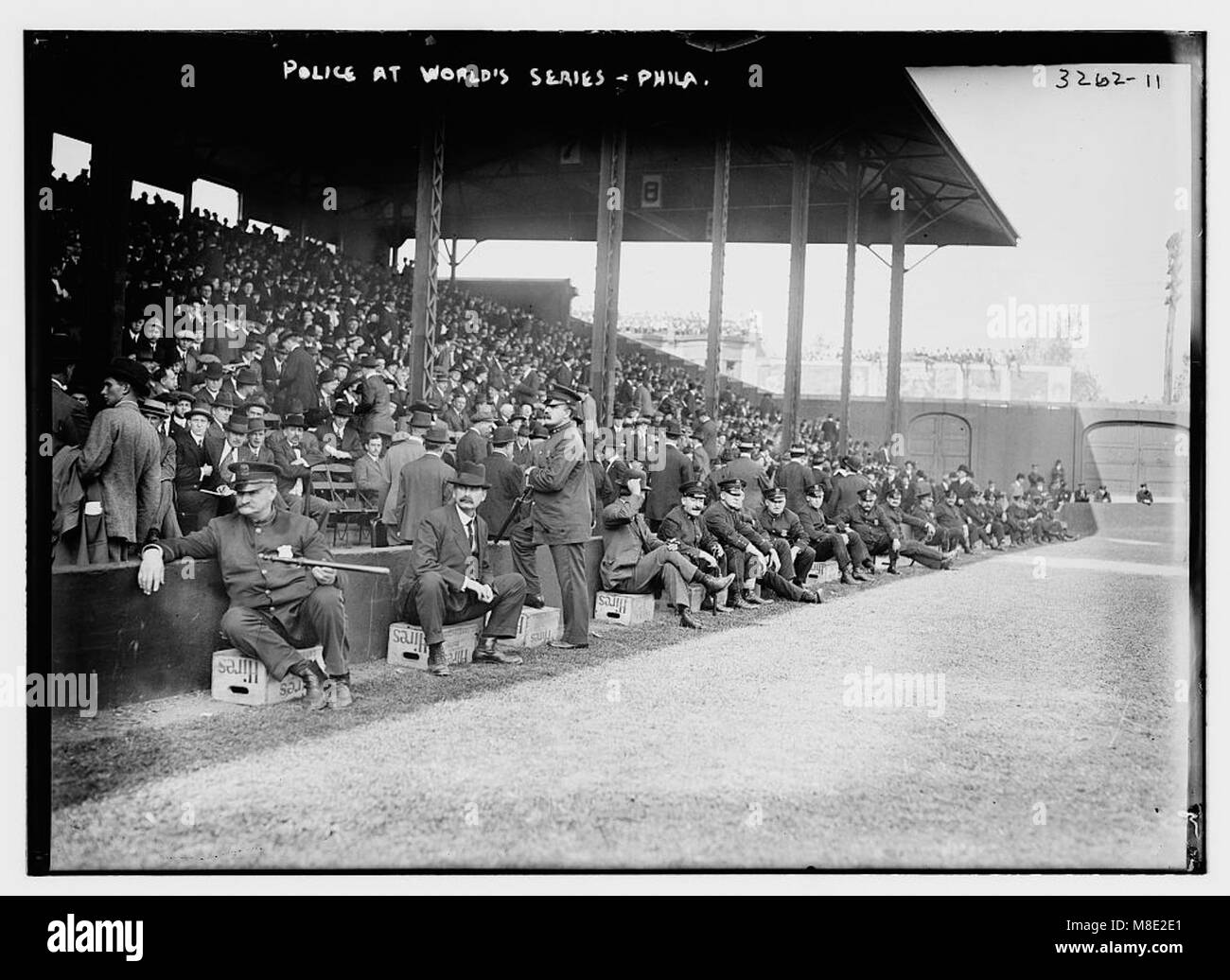 Police at World Series, Shibe Park, Philadelphia (baseball ...