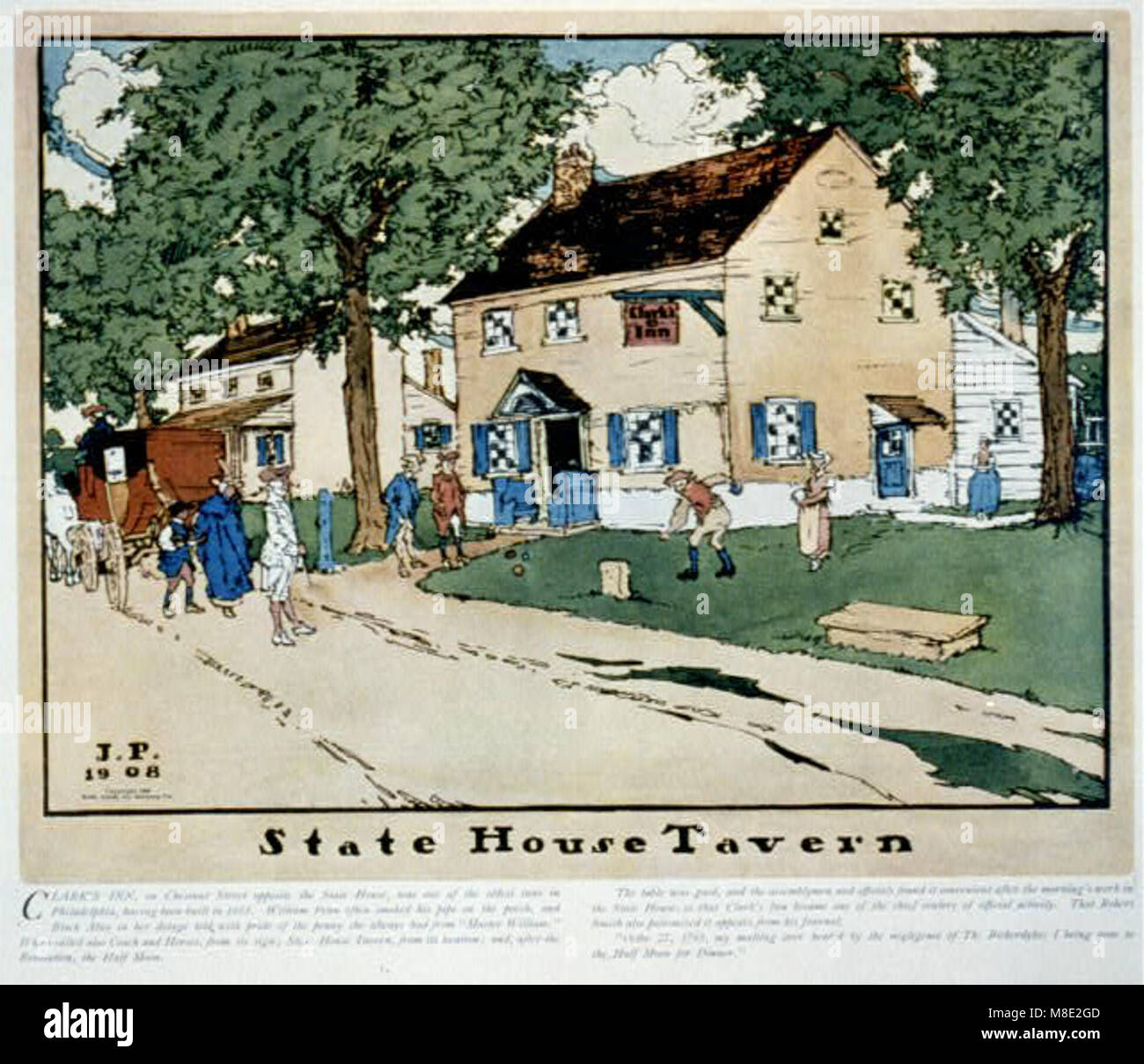 Colonial philadelphia 1700s hi-res stock photography and images - Alamy