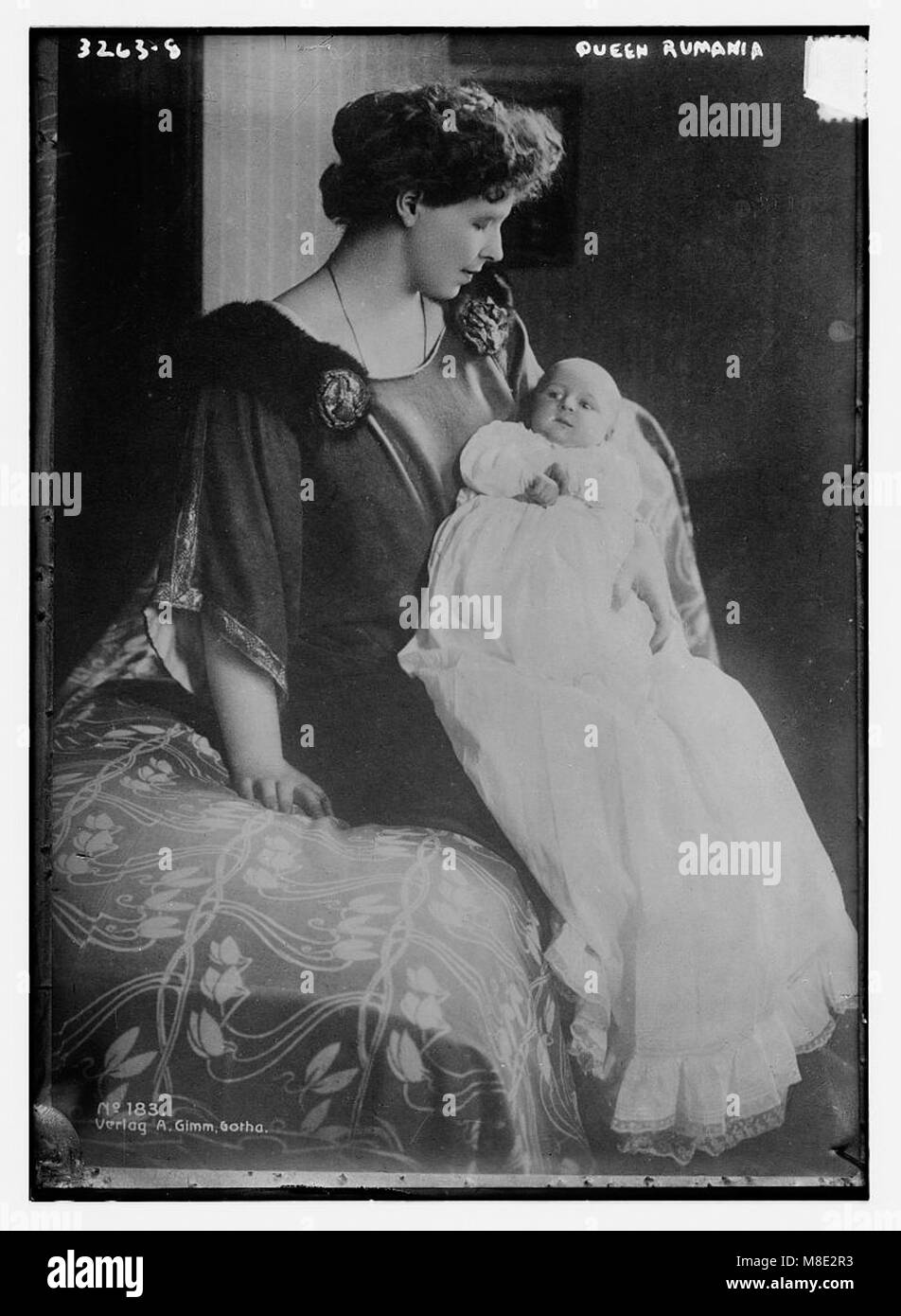 A portrait of the Queen of Romania, capturing her regal presence and ...