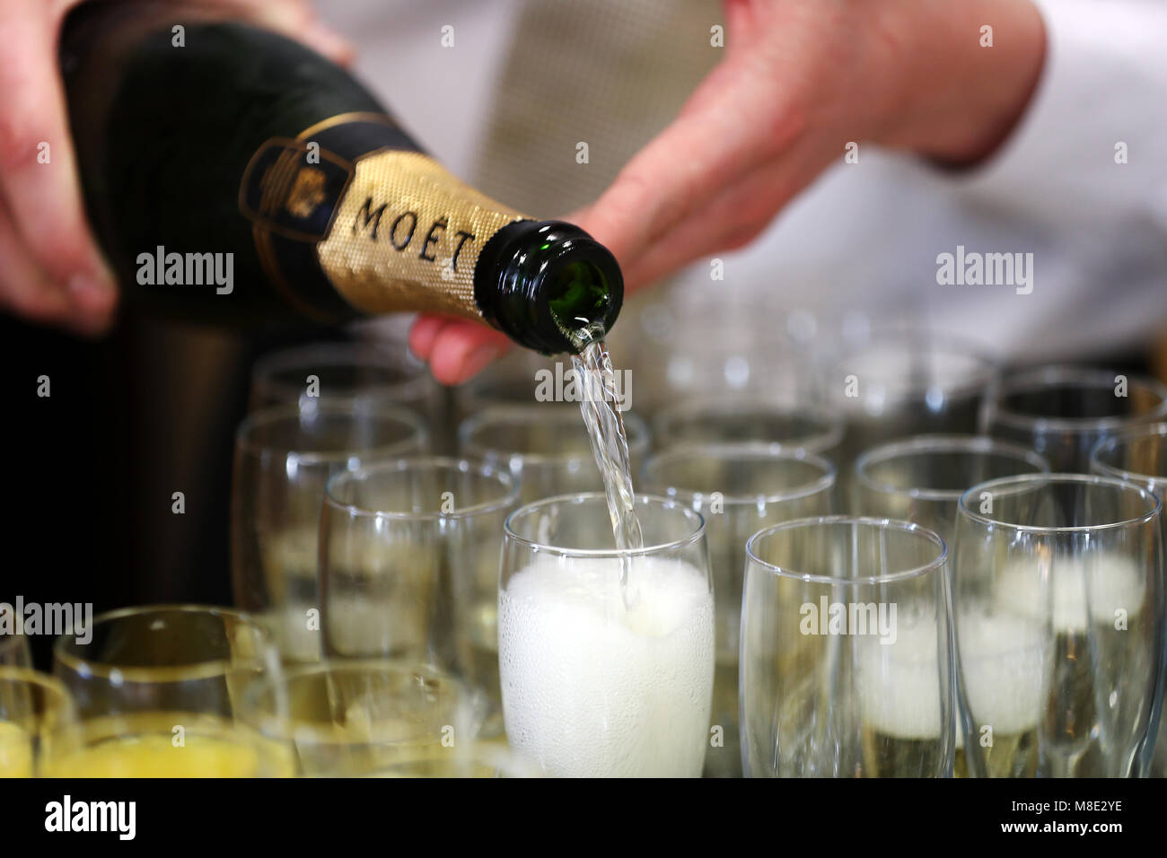 Gold cup restaurant Stock Photo - Alamy