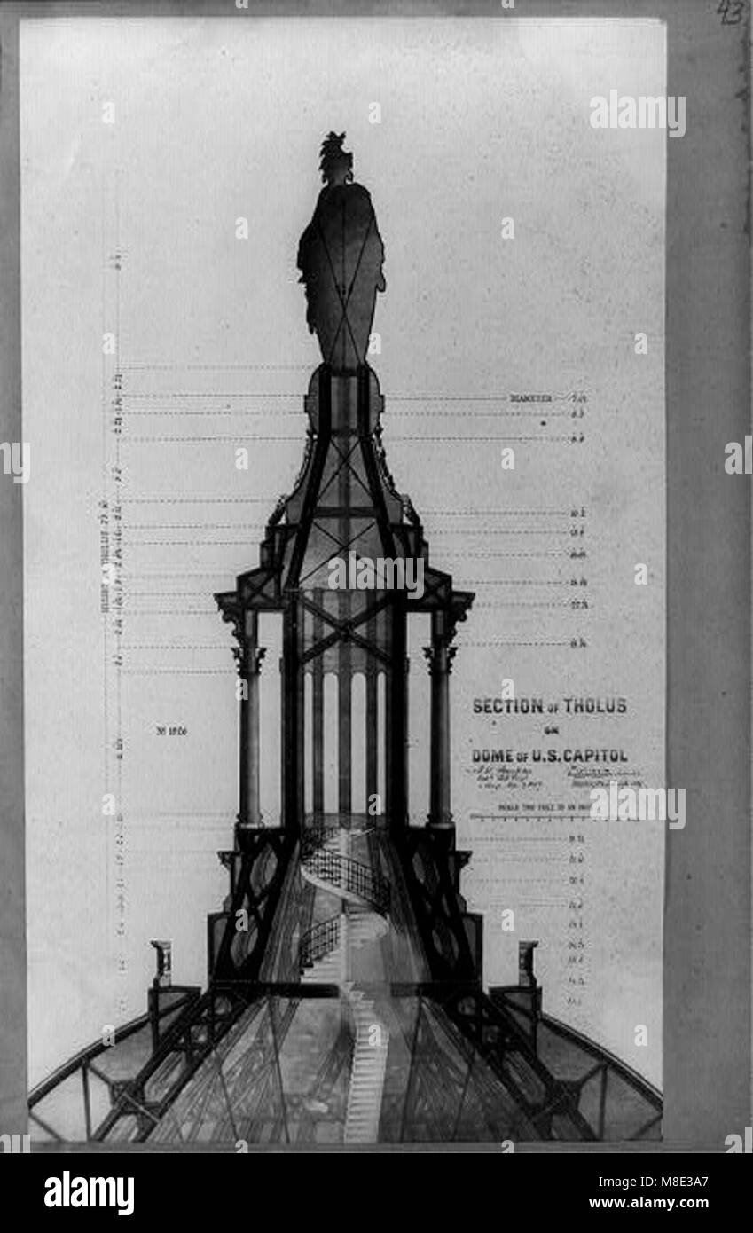 This image shows a section of Tholus, a decorative feature on the dome ...