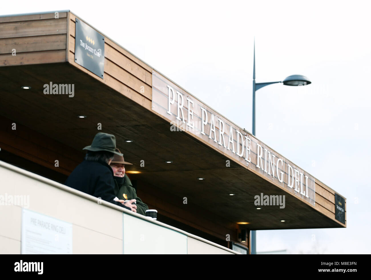 Racegoers soak up the atmosphere in the Pre Parade Ring Deli on St ...