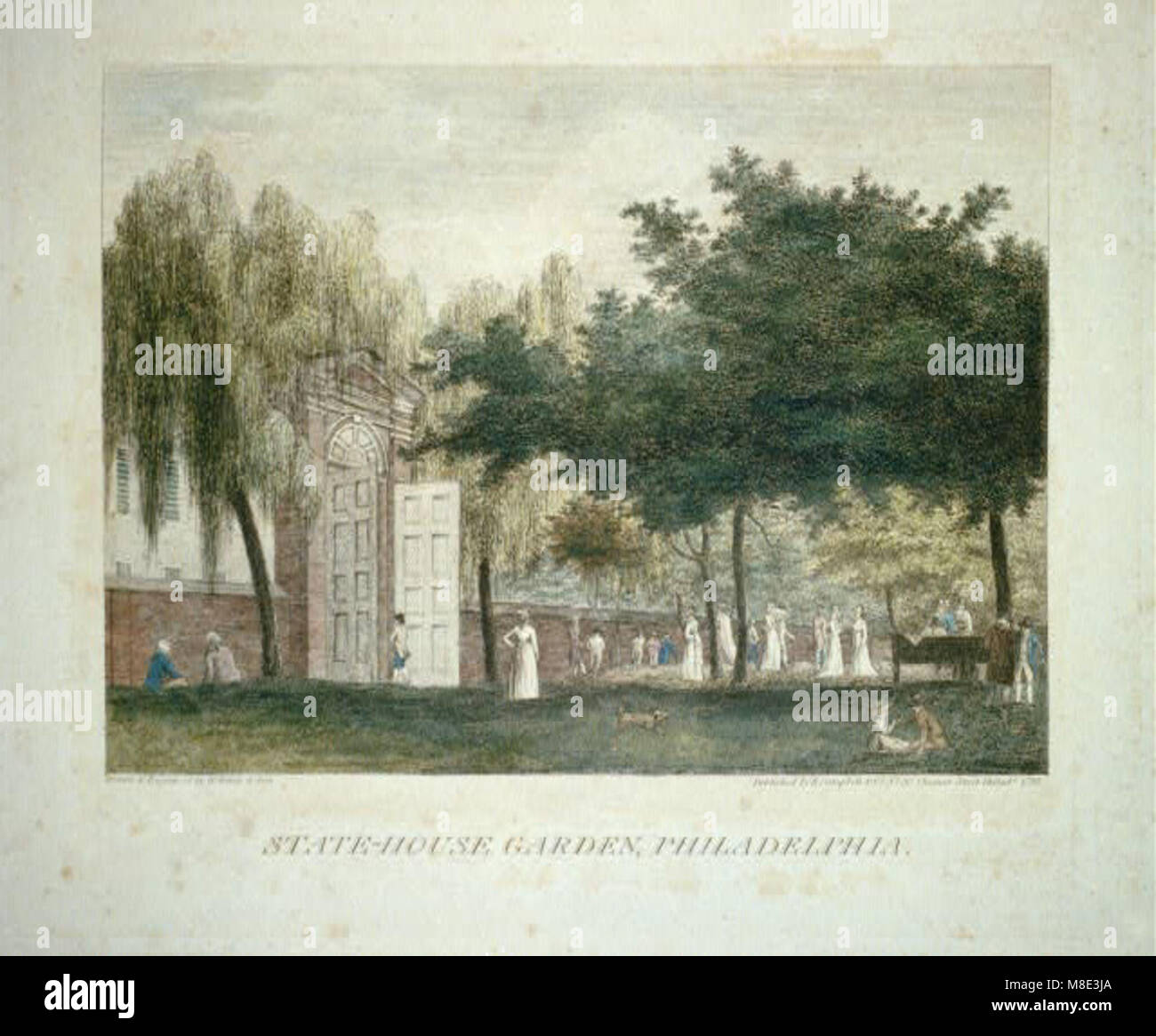 The State-House Garden in Philadelphia, historically significant, is ...