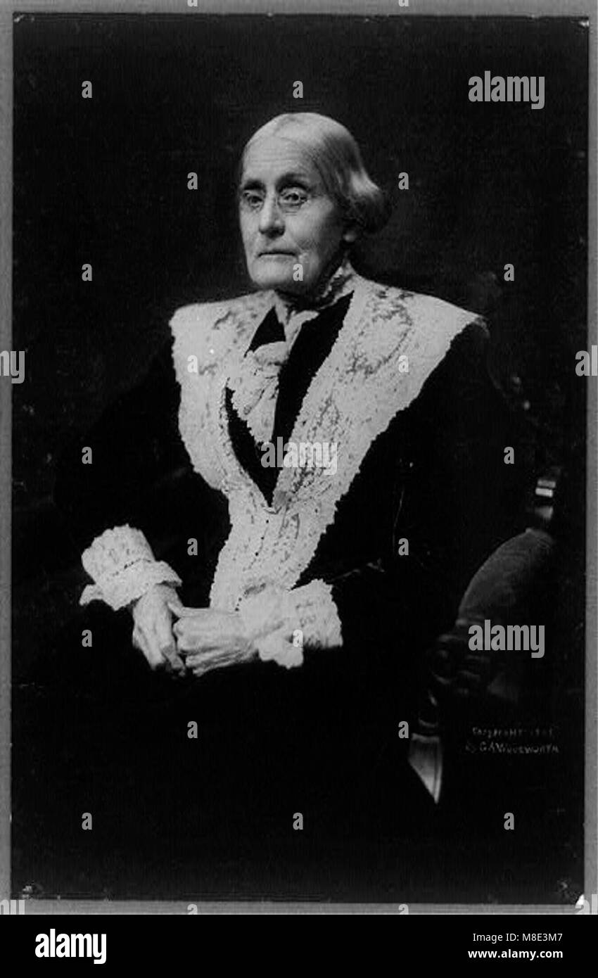 Susan B. Anthony, a key figure in the women's suffrage movement, is ...