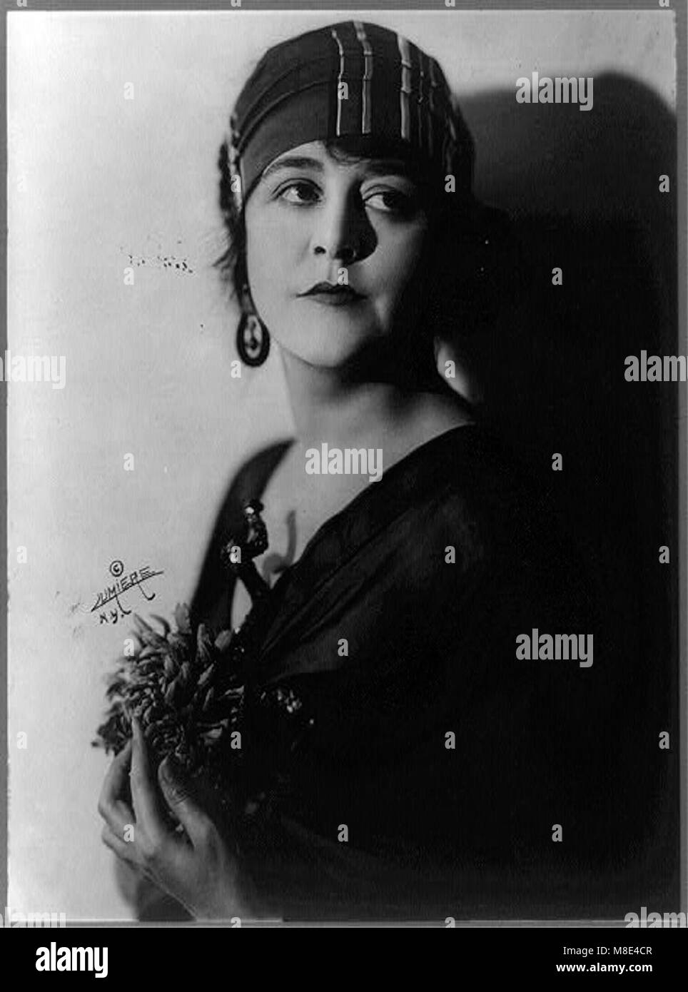 A portrait of Virginia Pearson, a popular actress in the early 20th ...