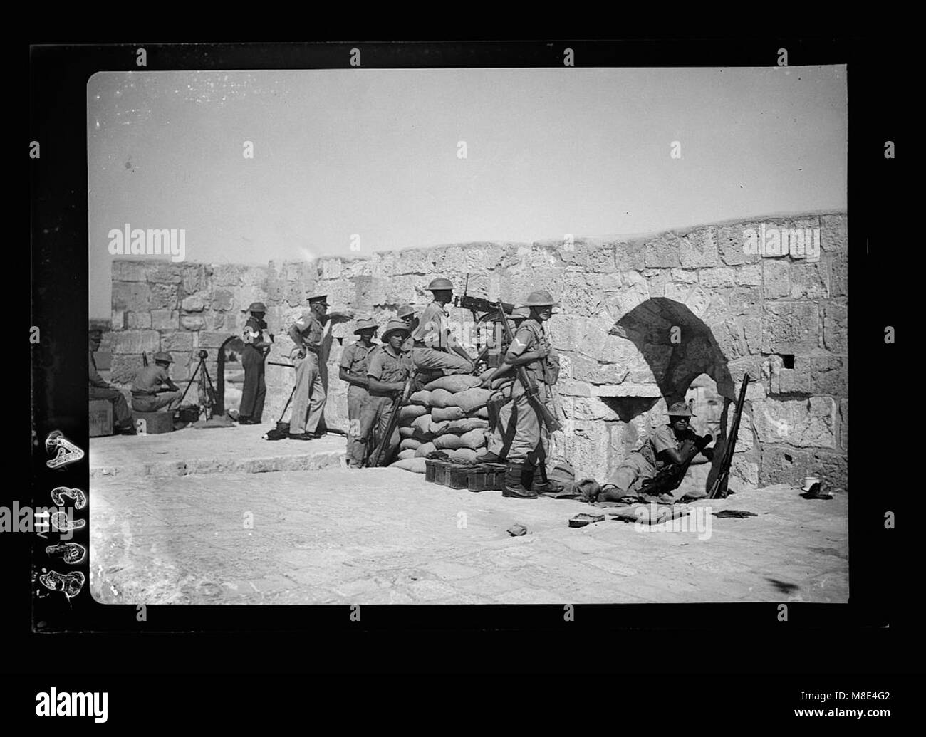 Tower of david mounted machine guns hi-res stock photography and images ...