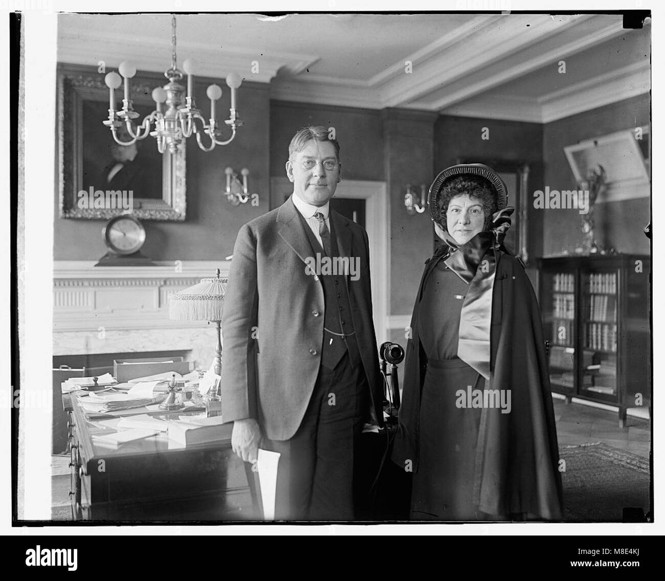 A photograph of Wilbur and Evangeline Booth, significant figures in the ...