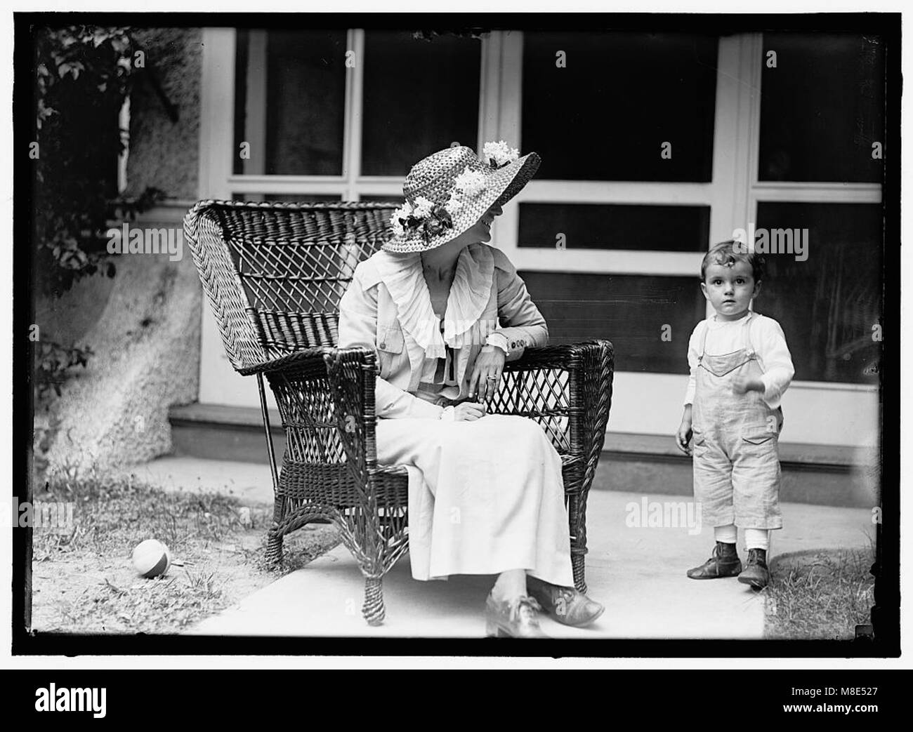 Mrs. Richard Boeckel is shown with her baby, offering a glimpse into ...