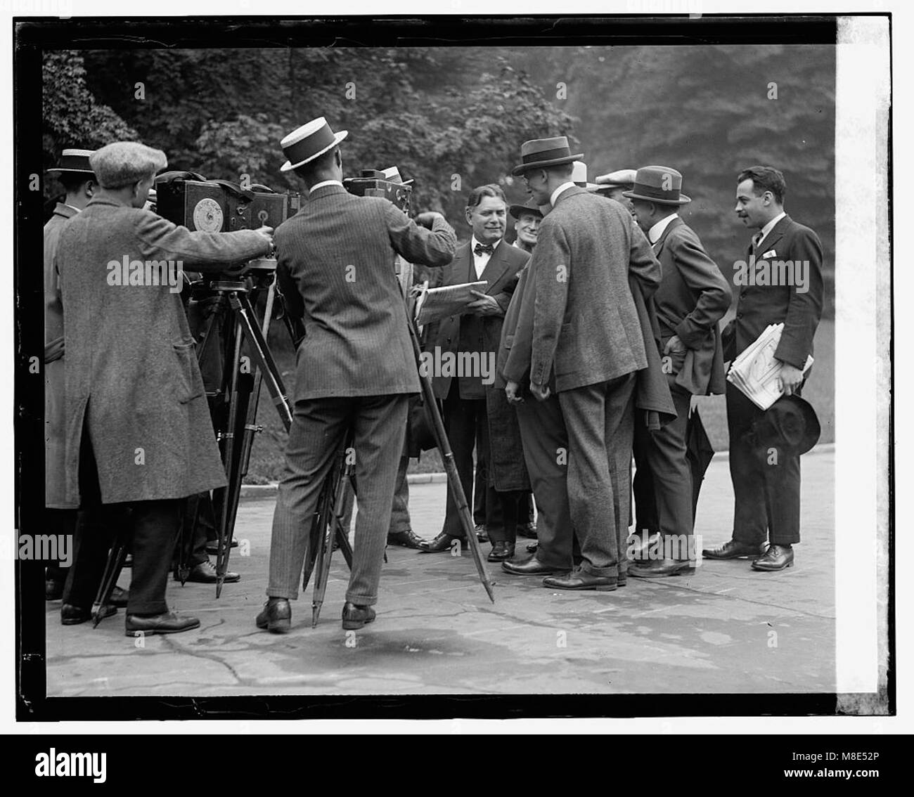 A photograph of William Borah at the White House on June 11, 1924. The ...