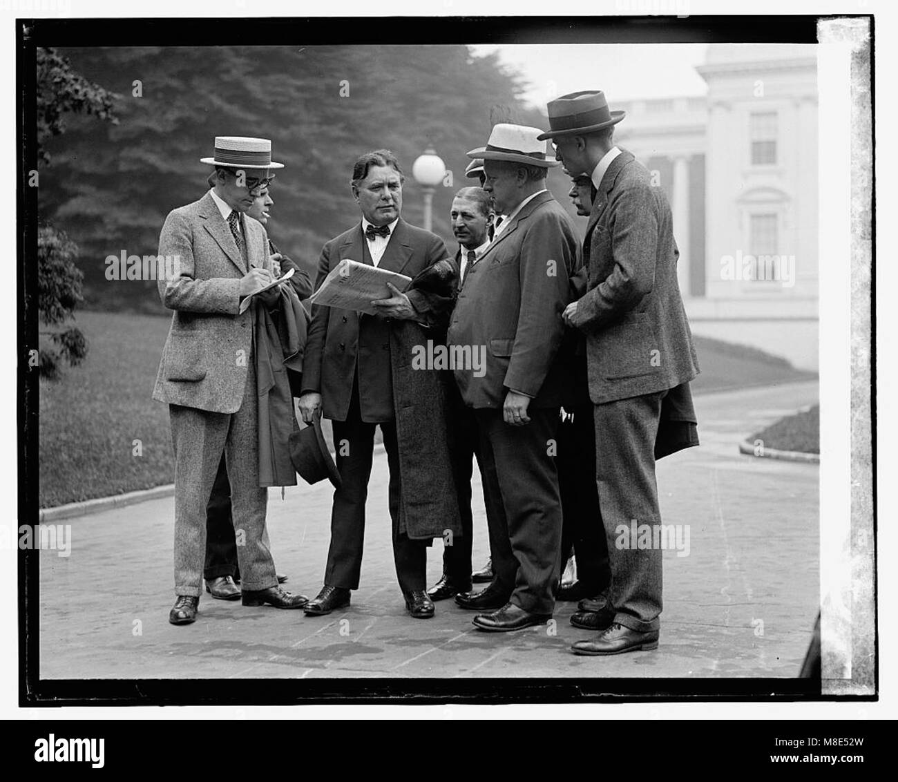 This image shows Senator William Borah at the White House on June 11 ...