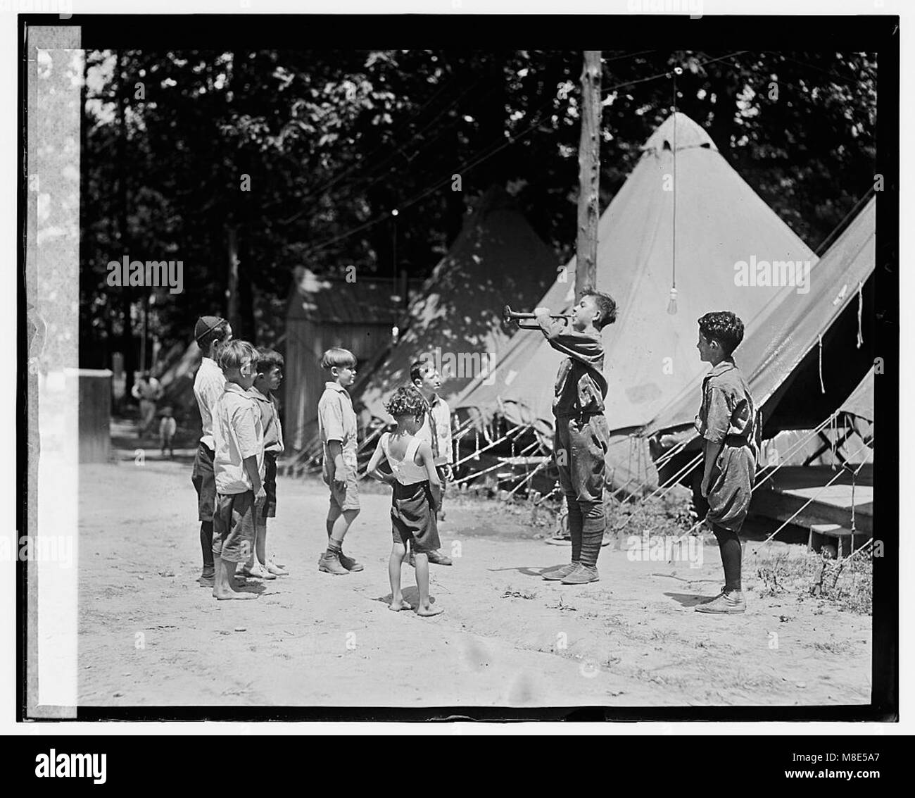 A photograph of Camp Good Will taken on August 1, 1924, showcasing the ...