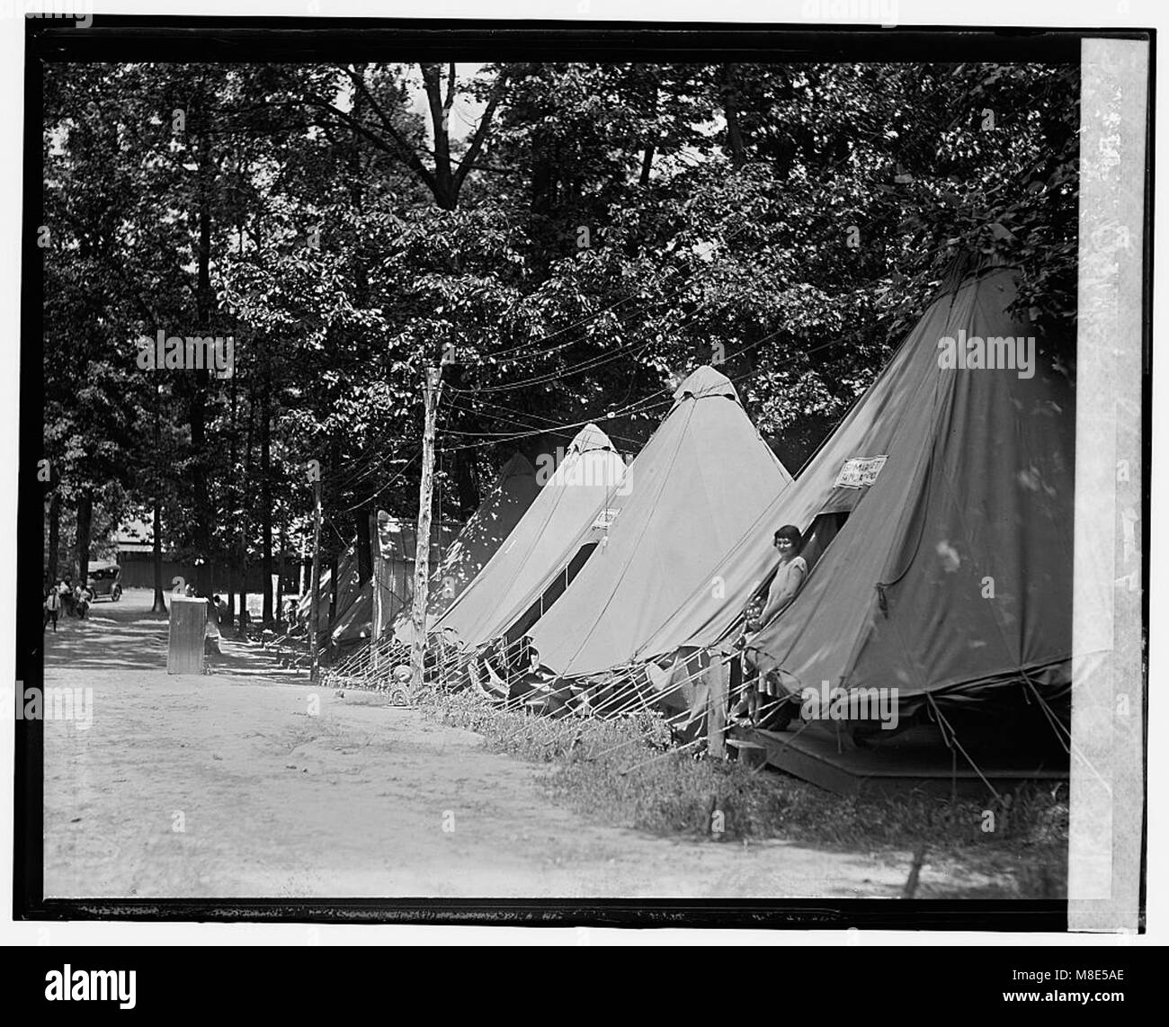 Camp Good Will, photographed on August 1, 1924, captures a moment in a ...