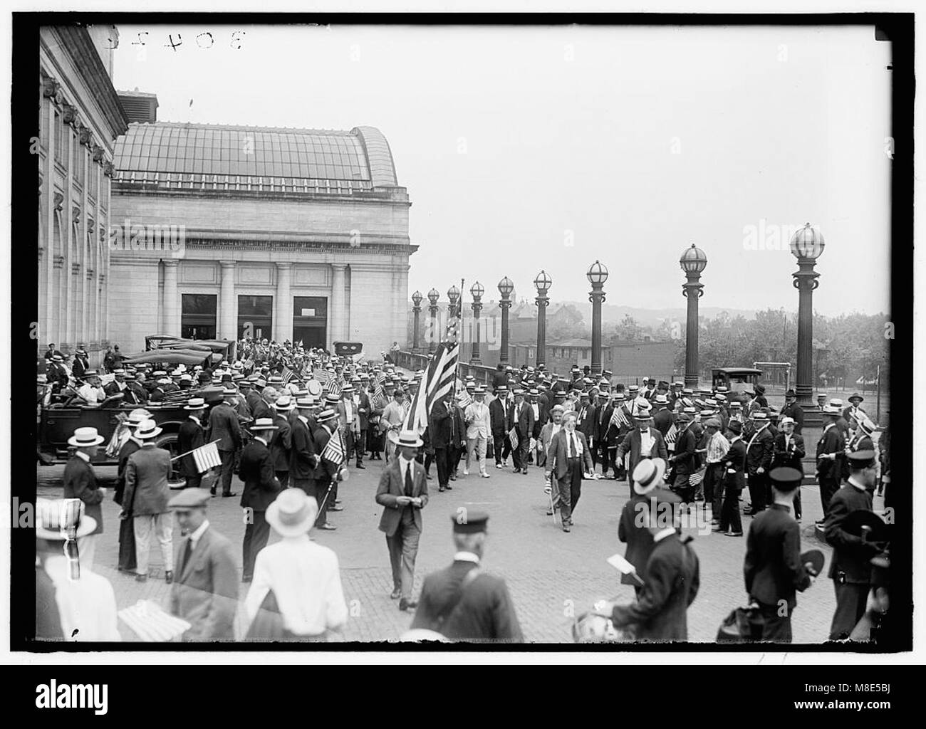 A photograph showing a demonstration at the U.S. Capitol during the ...
