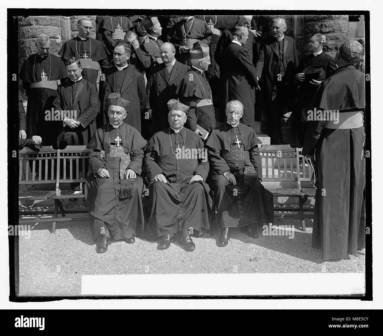 A photograph of Cardinals Hayes, O'Connell, and Mundelein taken on ...
