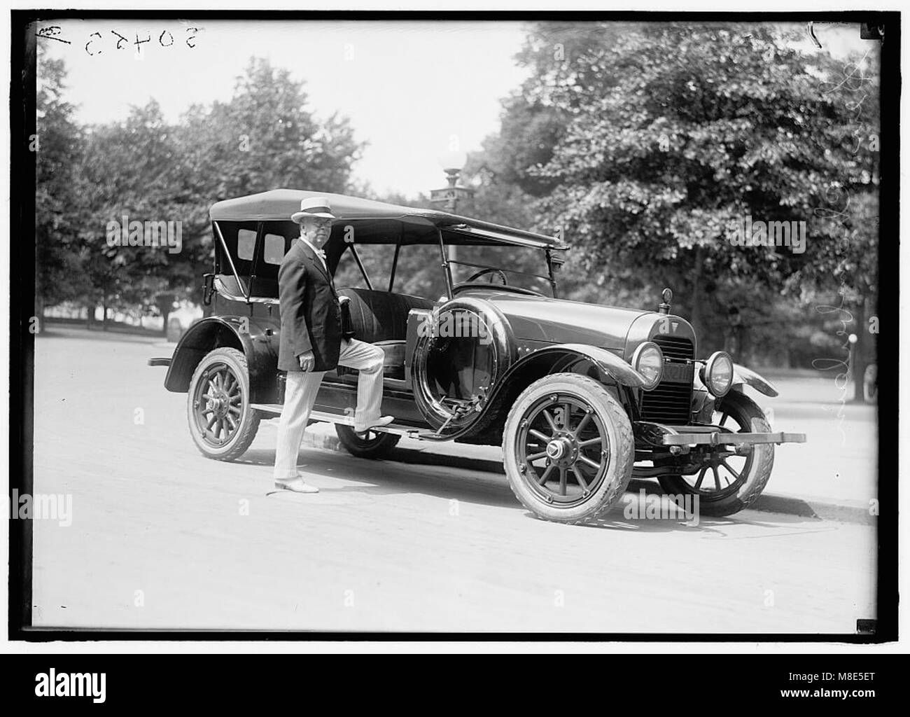 A portrait of George Earle Chamberlain, a senator from Oregon who ...