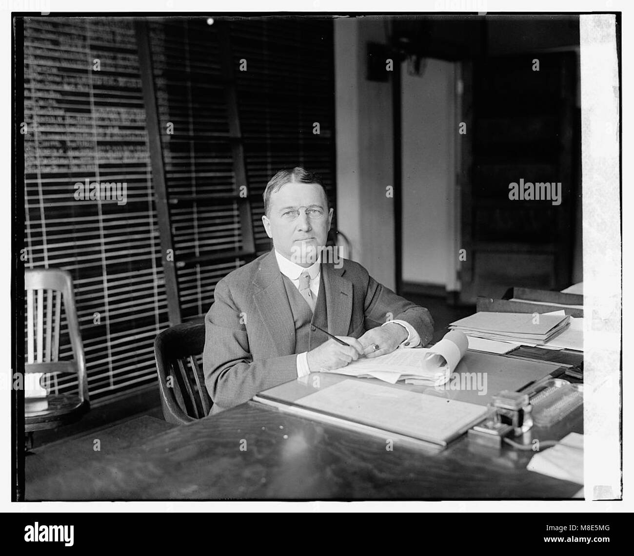 A portrait of Commander Nathan H. Wright, taken on April 18, 1924 ...