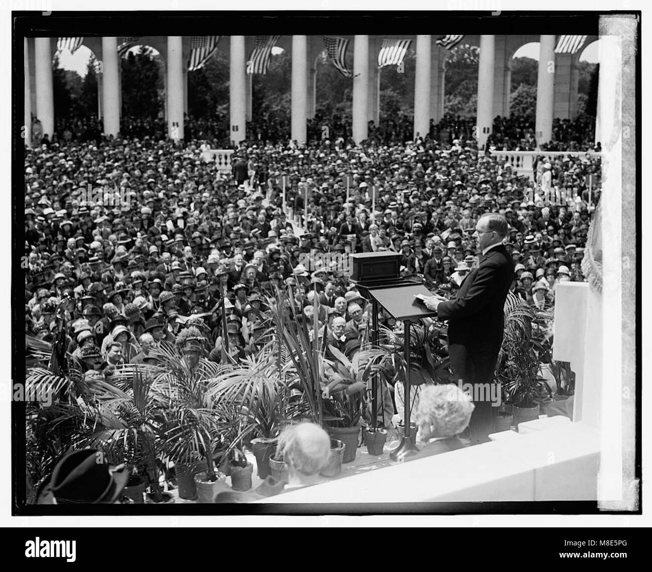 An image capturing a Memorial Day ceremony at Arlington, held on May 30 ...
