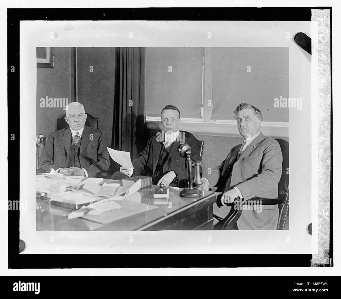 Admiral H.P. Jones, President Theodore Roosevelt, and George Otis Smith ...