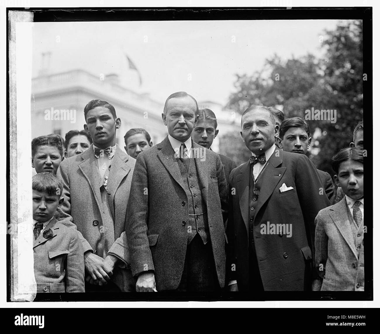 A portrait of a notable figure named Coolidge, likely referring to a ...