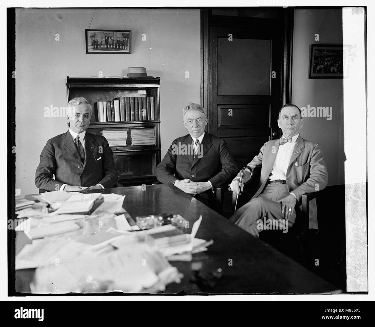 A photograph from July 23, 1924, featuring Cordell Hull, C.L. Shaver ...