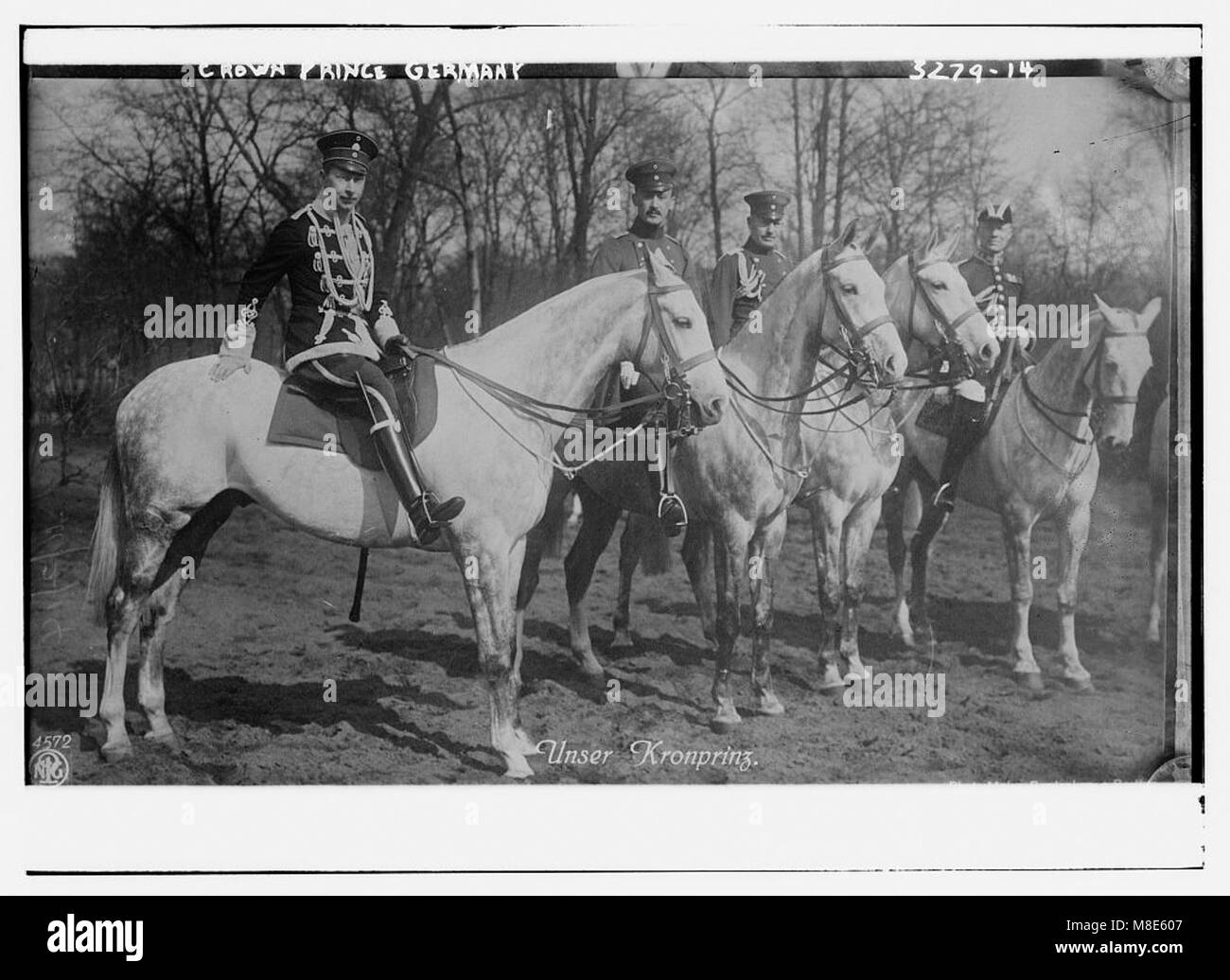 Portrait of the Crown Prince of Germany, a significant figure in the ...