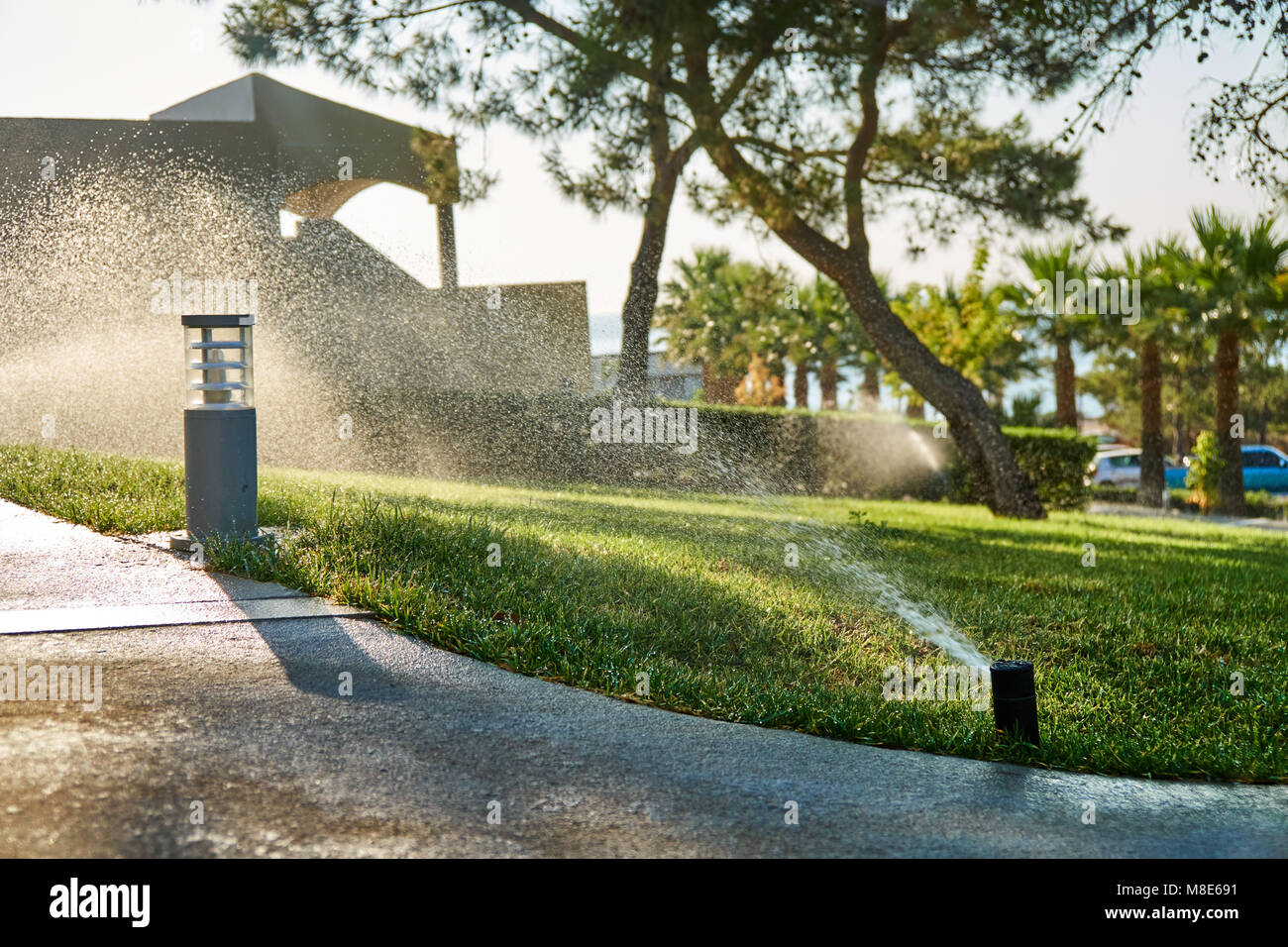 Automatic irrigation system hi-res stock photography and images - Alamy