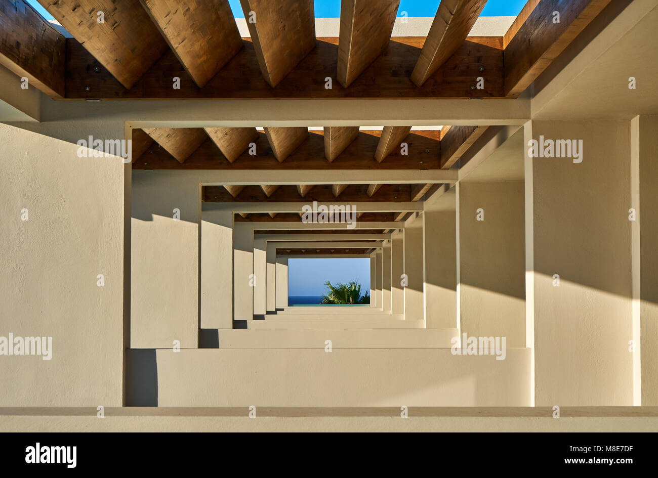 Lounge with wooden beams hi-res stock photography and images - Alamy