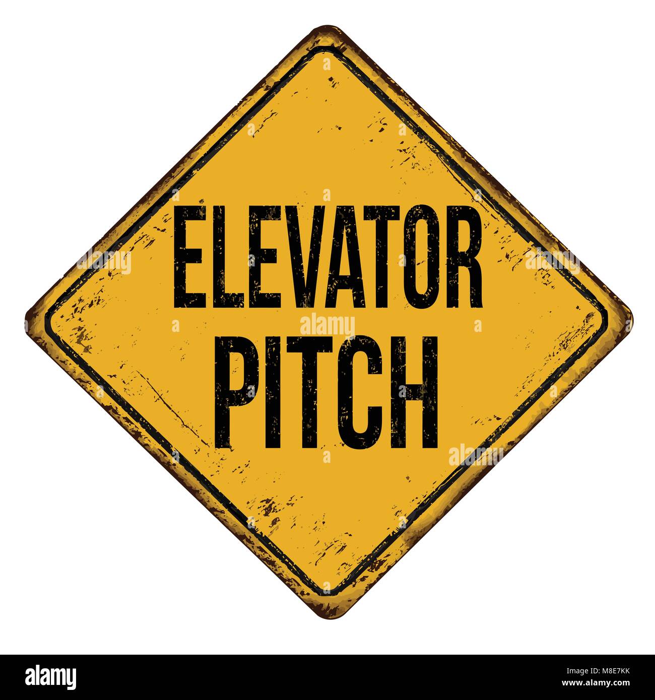 Vintage Elevator Sign