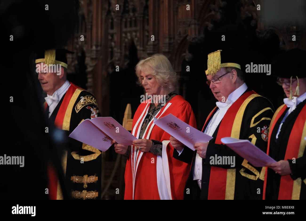The Duchess of Cornwall attending the University of Chester's ...