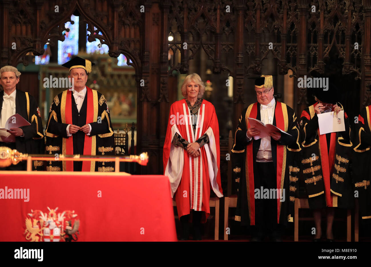 The Duchess of Cornwall attending the University of Chester's ...