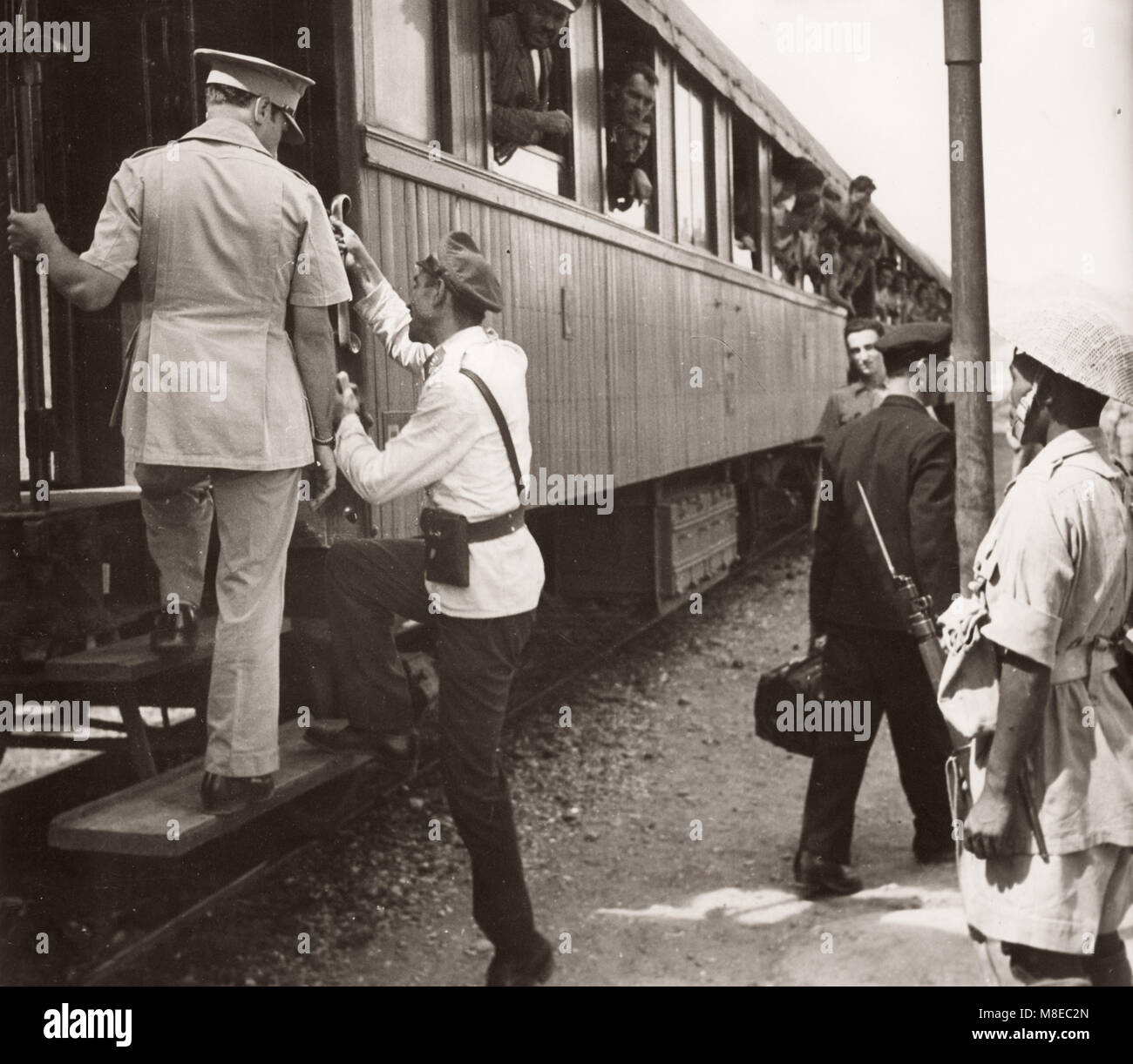 1943 Middle East Syria - refugees from Europe on the Taurus Express ...