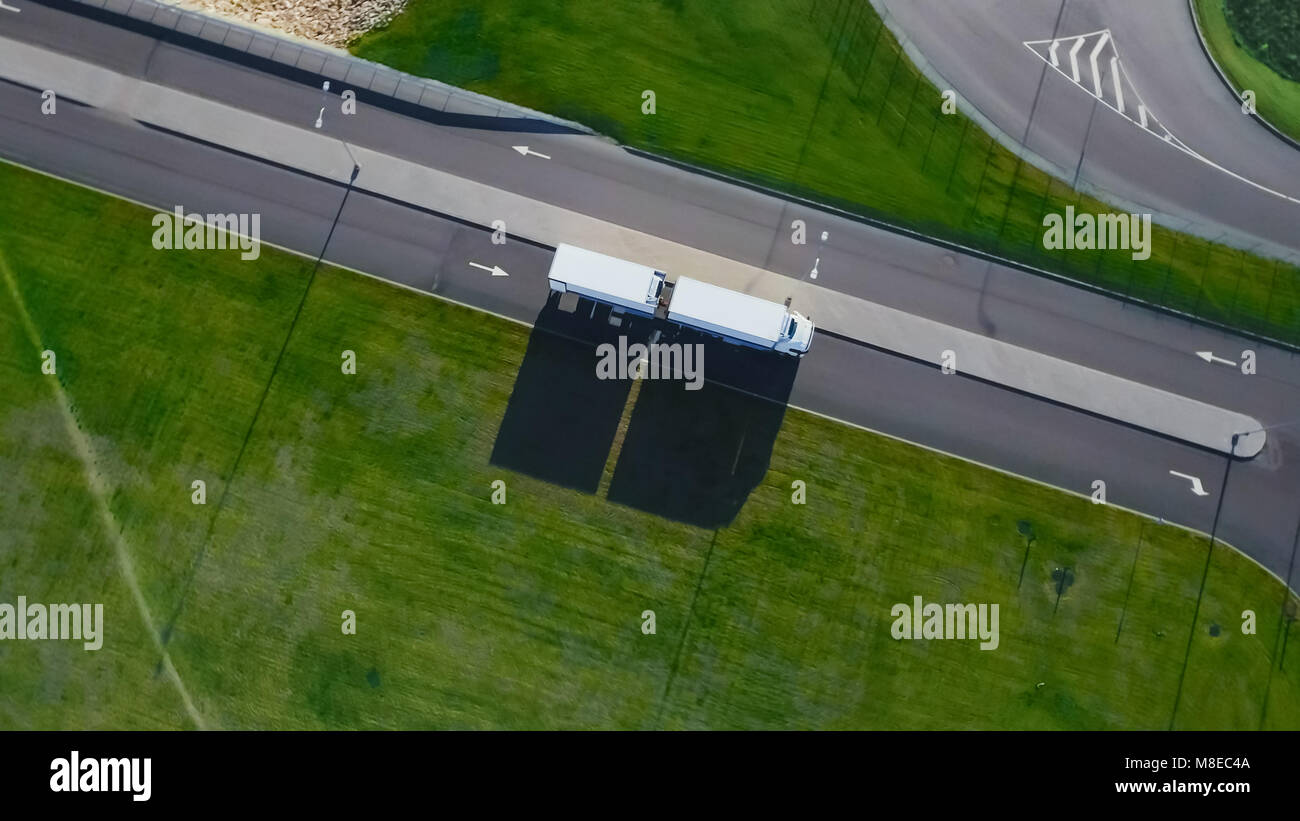 Truck moving on the road hi-res stock photography and images - Alamy