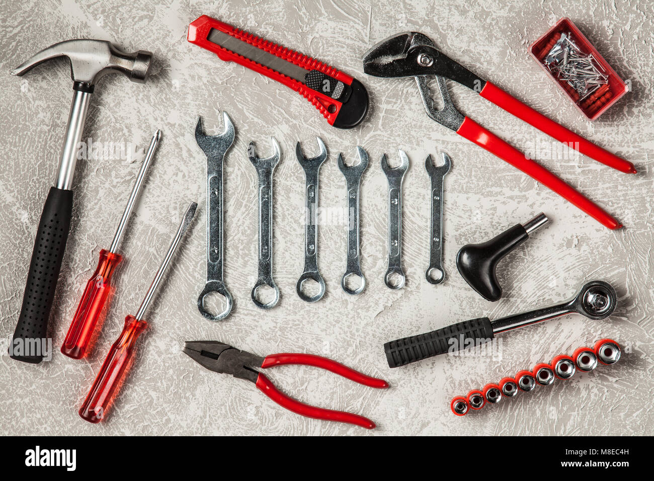 DIY Tools set Stock Photo - Alamy