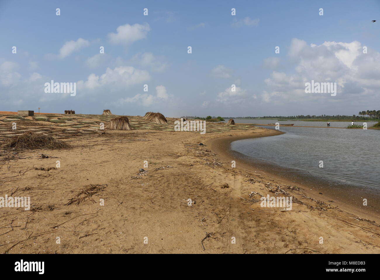 Mono river with beach Stock Photo - Alamy