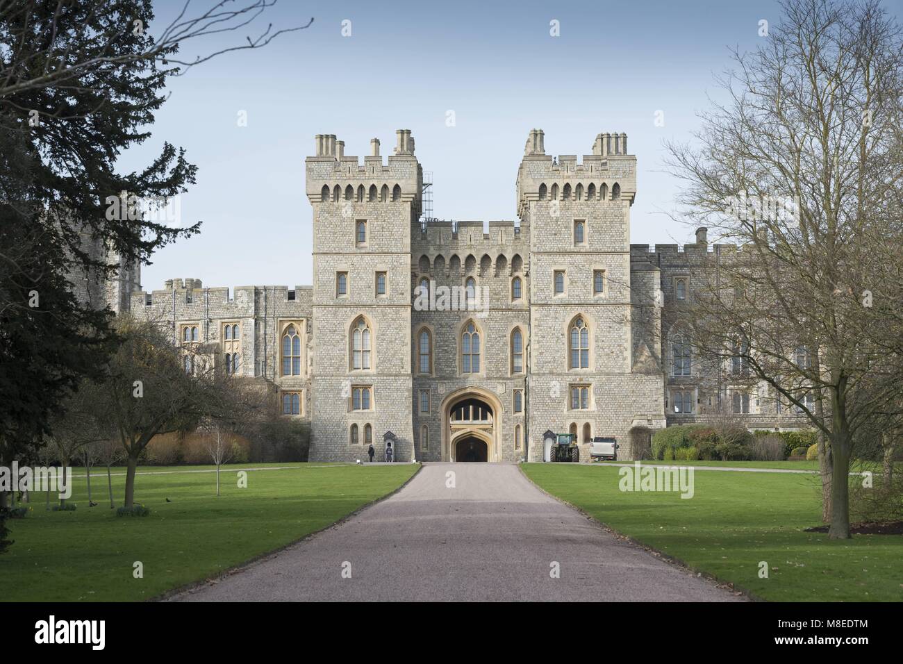 Windsor Castle - Windsor, UK (14/03/2018) | usage worldwide Stock Photo ...
