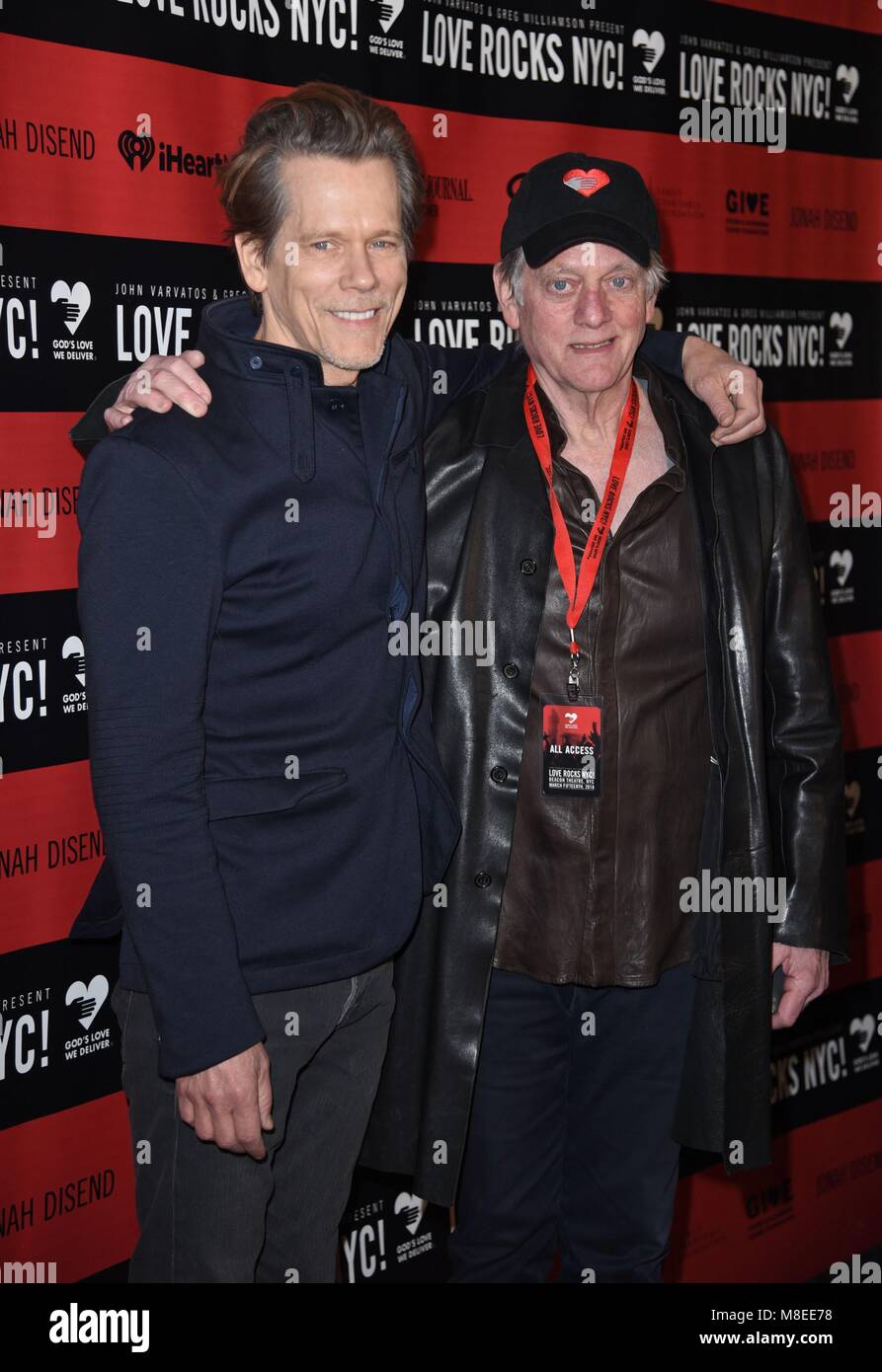 New York, NY, USA. 15th Mar, 2018. Kevin Bacon, Michael Bacon in ...