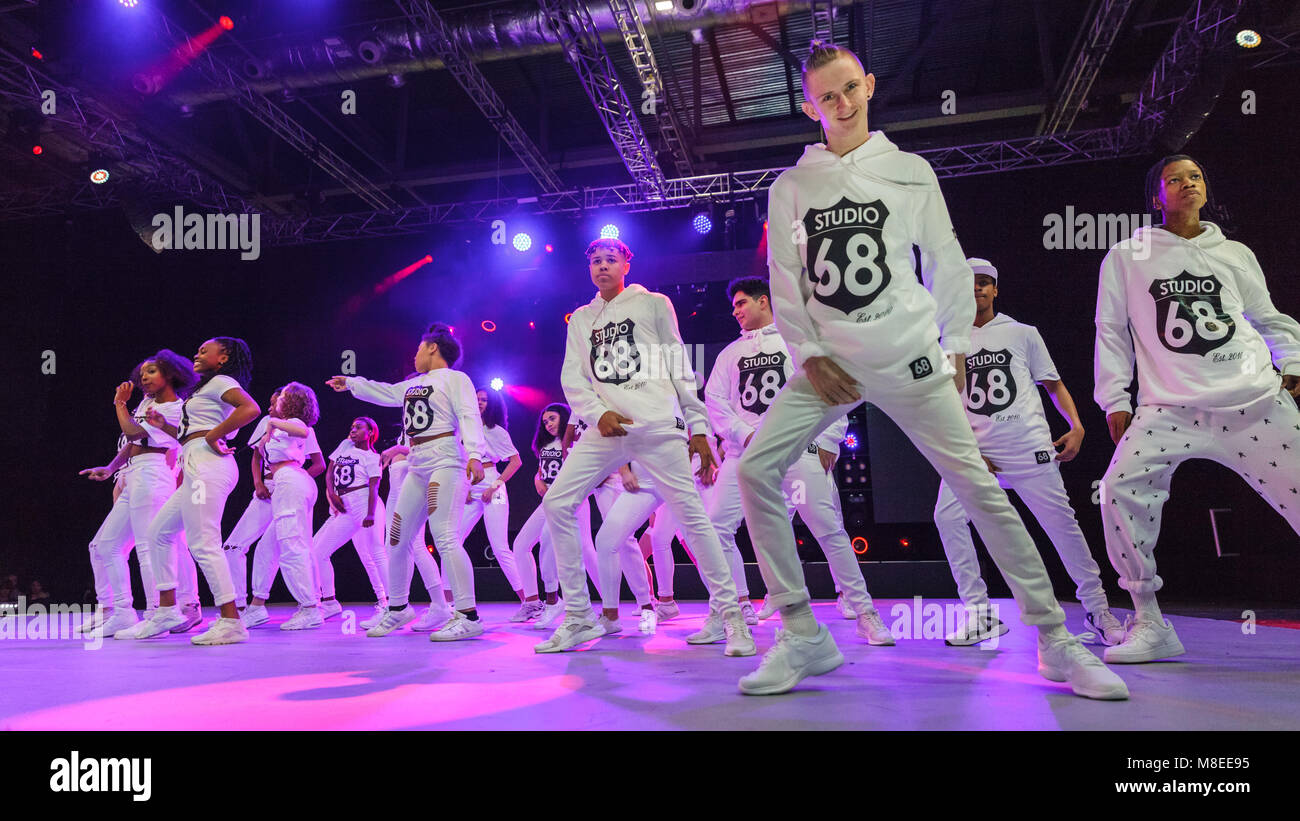 ExCel, London, 16th Mar 2018. MOVE IT, the U.K.’s biggest and dance ...