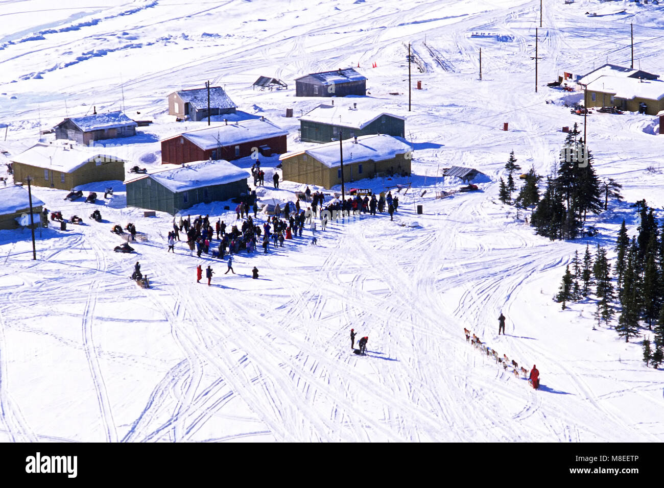 February 27, 2018 - An Iditarod musher pulls into native village of ...